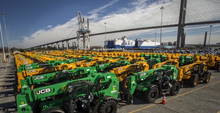 JCB receives largest ever shipment of machines to the US - Agriland.ie