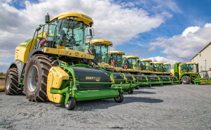 Pics: Massive haul of Krone foragers sold for 2018 Irish silage ...
