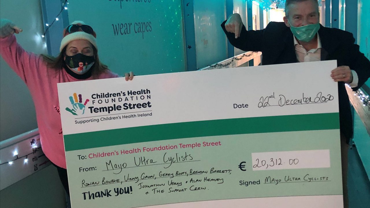 Mayo Ultra Cyclists present €81,000 to charities following fearsome ...
