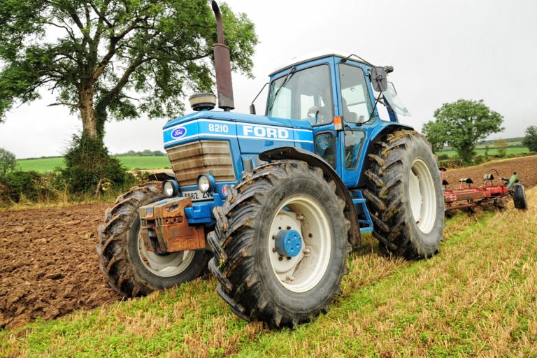 Ford tractors, big and small, were seen working at classic tillage day