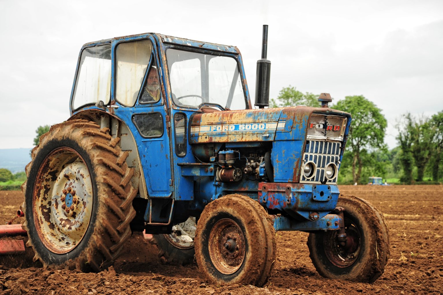 Ford tractors, big and small, were seen working at classic tillage day