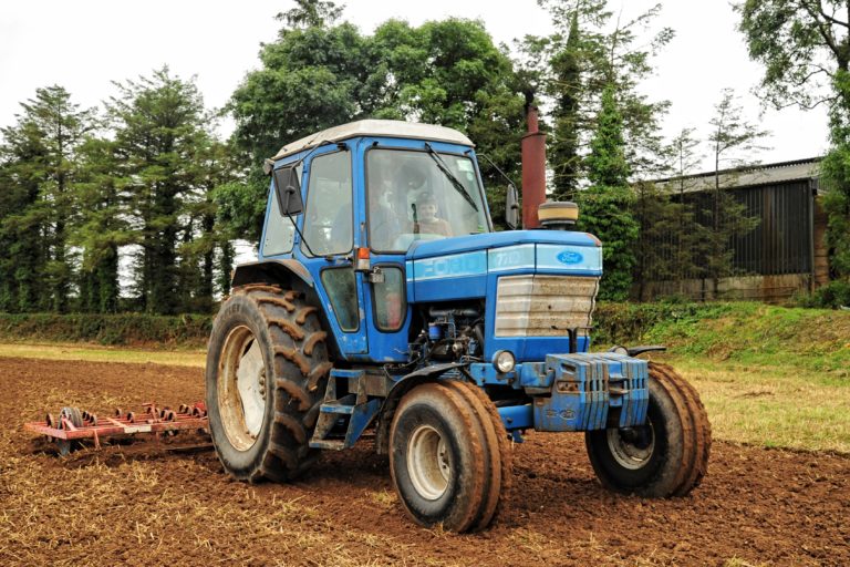 Ford tractors, big and small, were seen working at classic tillage day