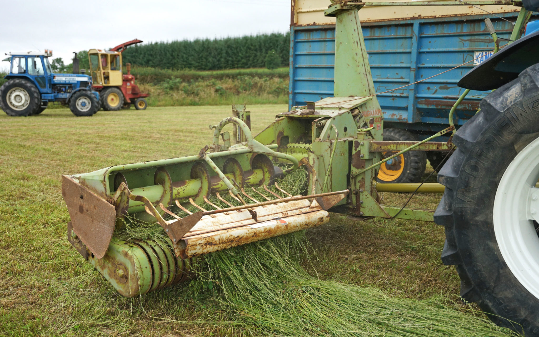 Claas Jaguar 40 stars at classic silage event