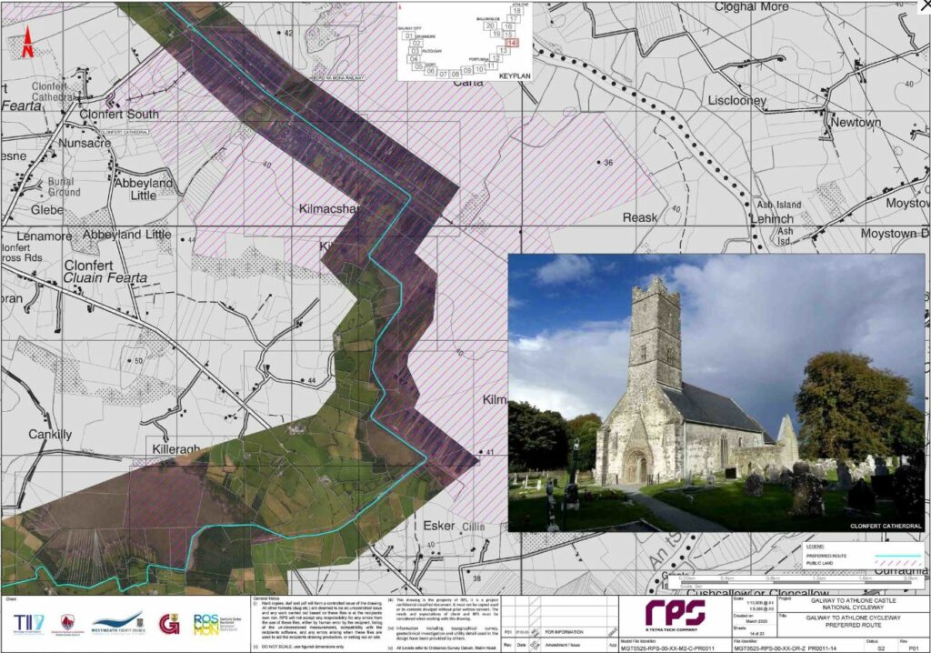 Detailed maps of preferred route for Galway greenway released