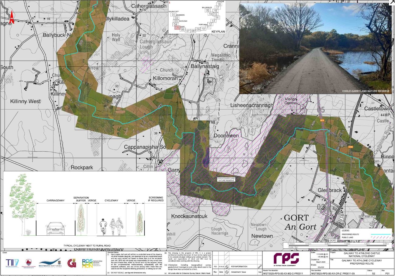 Detailed maps of preferred route for Galway greenway released