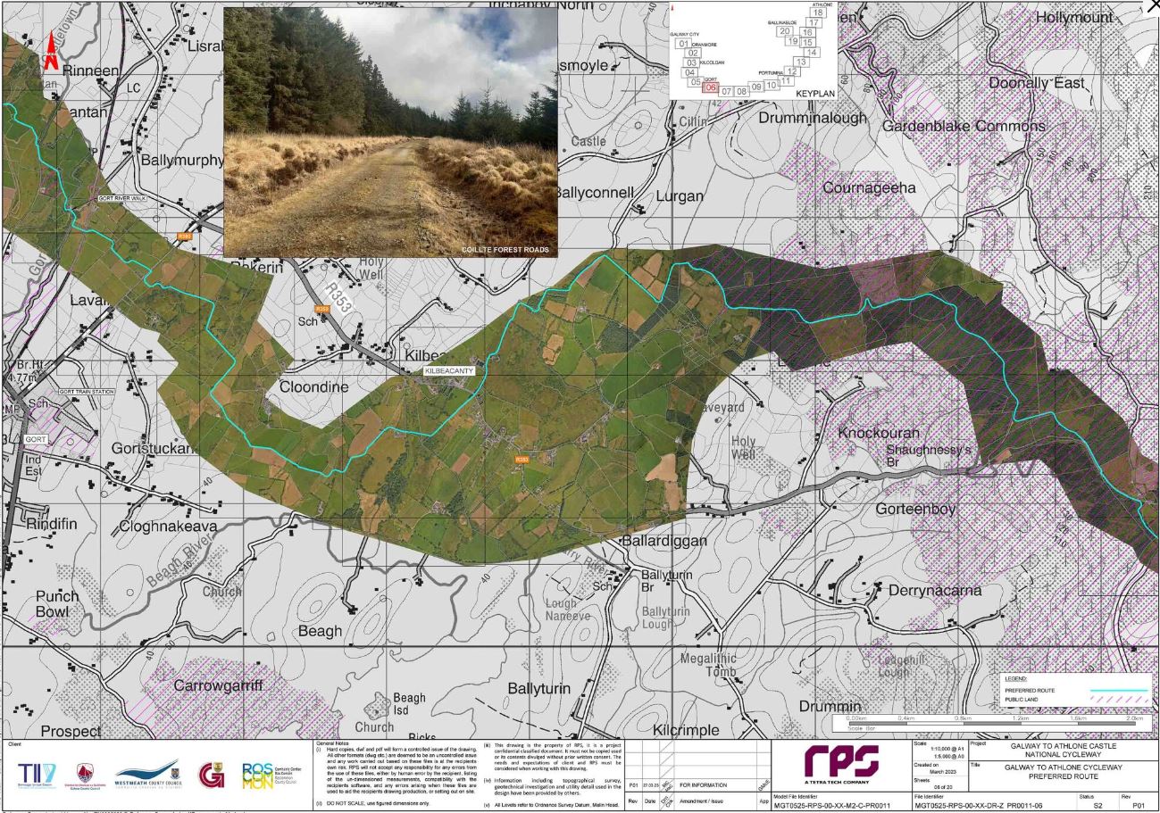 Detailed maps of preferred route for Galway greenway released