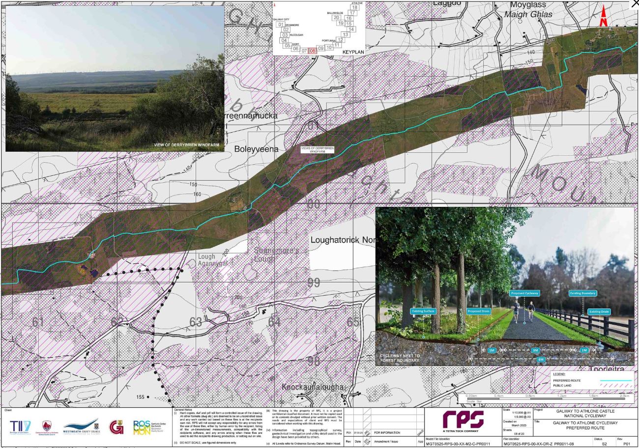Detailed maps of preferred route for Galway greenway released
