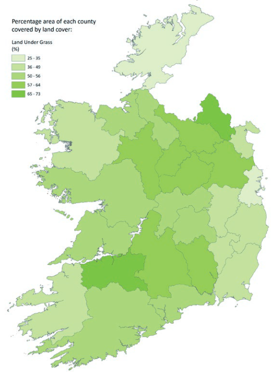 Low potential for land-use change on Irish peatlands and forests